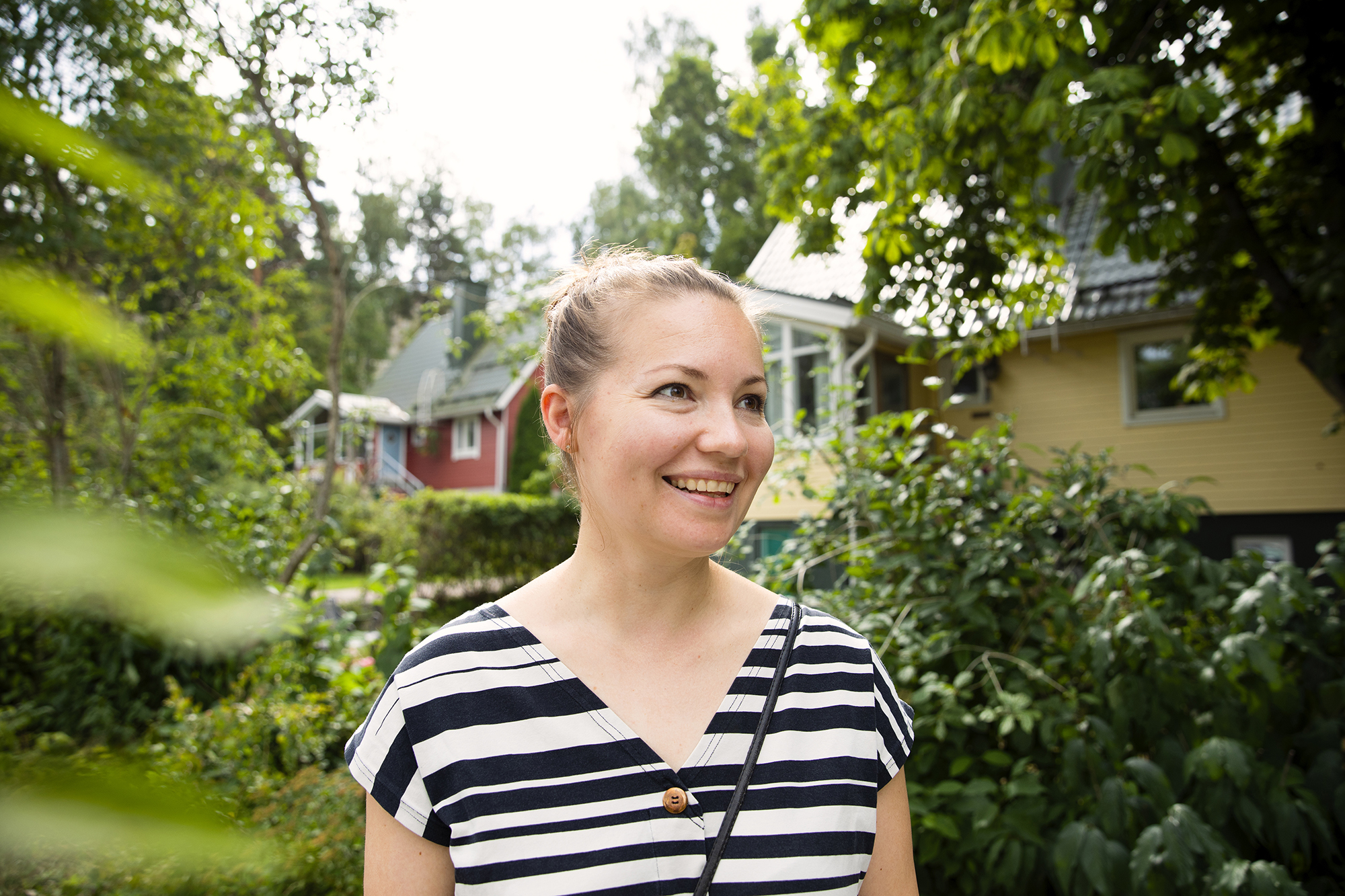 Eeva returned to her childhood neighbourhood of Tapiola that has shaken ...